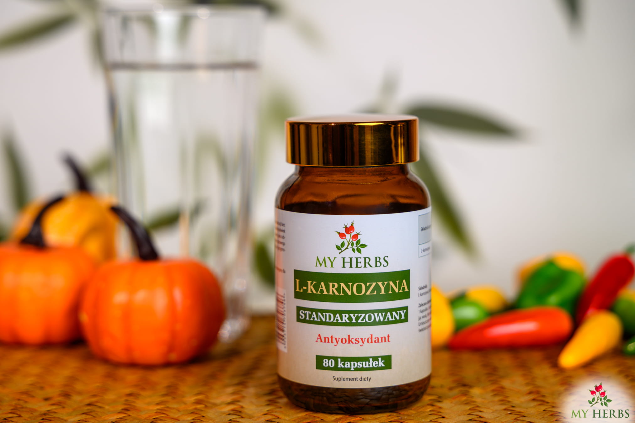 L-KARNOZYNA ANTYOKSYDANT STANDARYZOWANY 80 KAPS. My Herbs
